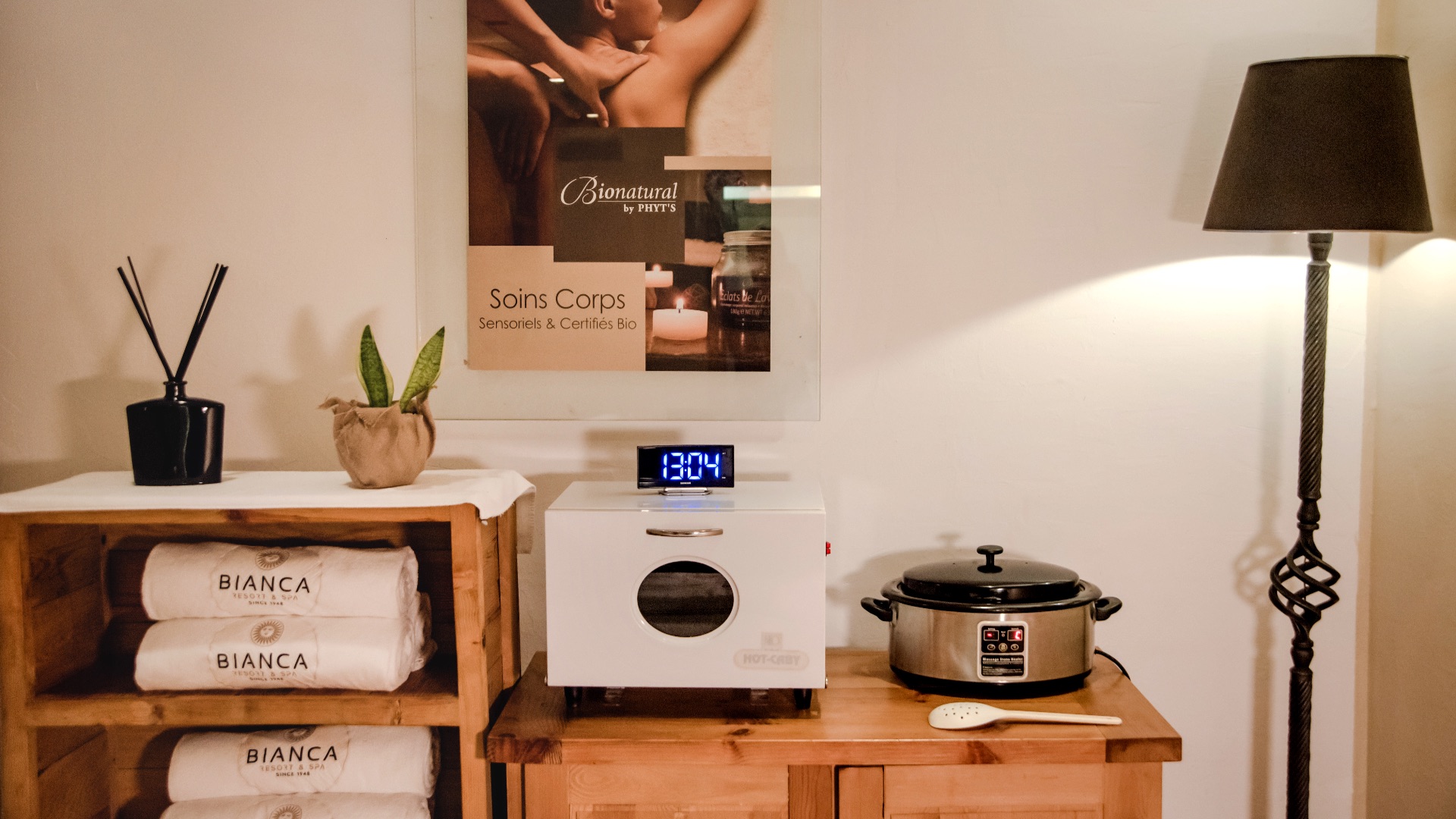The spa features 4 treatment rooms including one couples’ suite ...