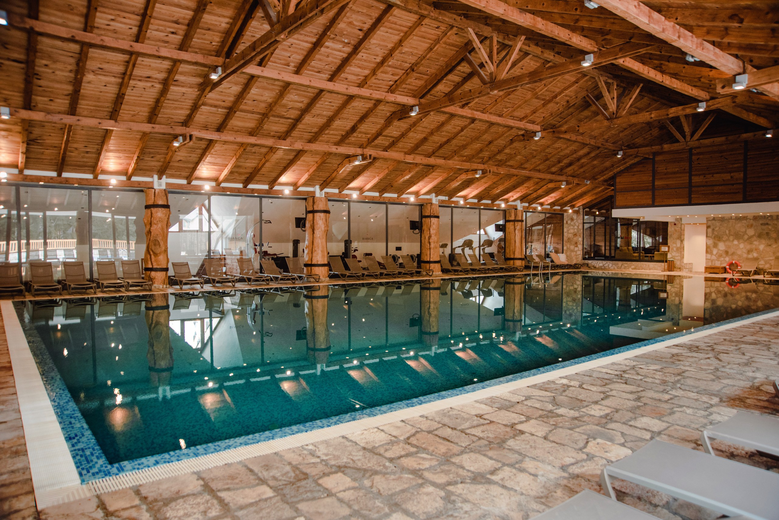 Indoor Pool with Jacuzzi and Children Pool